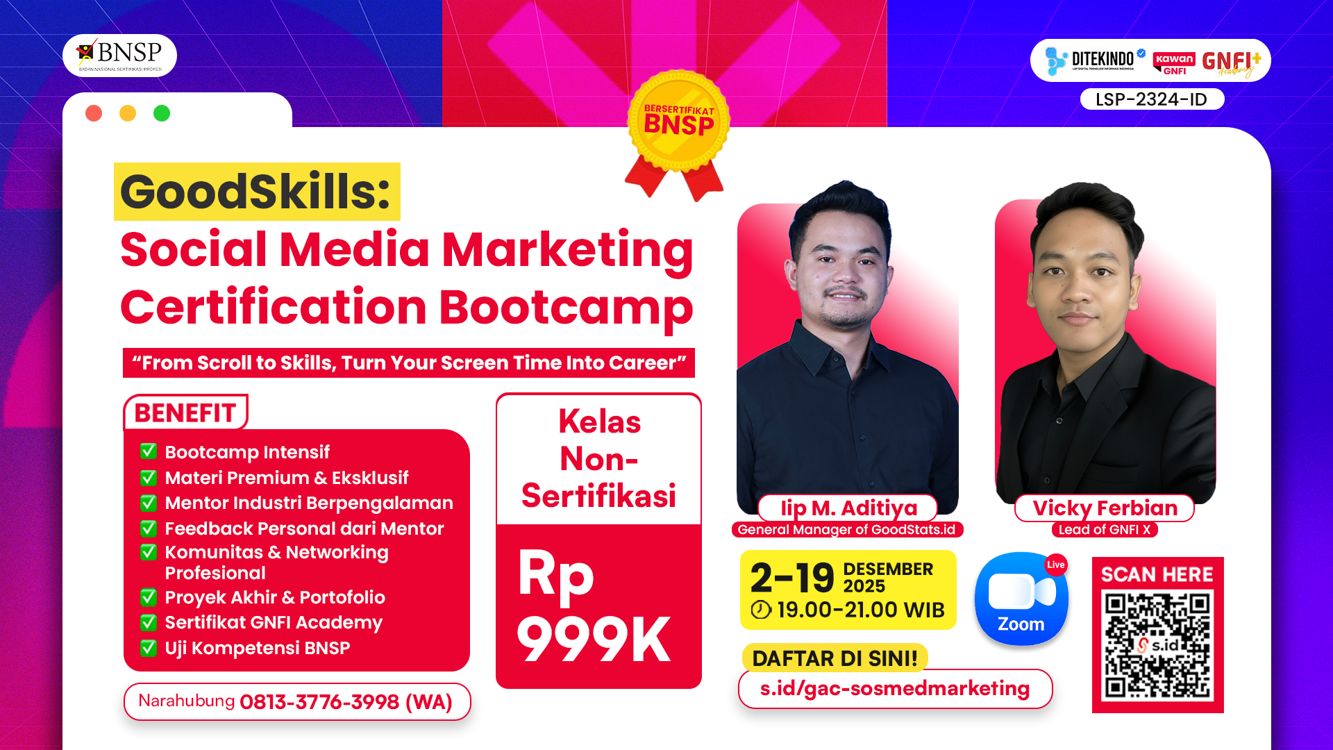 GoodSkill: Social Media Marketing Bootcamp “From Scroll to Skills, Turn Your Screen Time Into ...