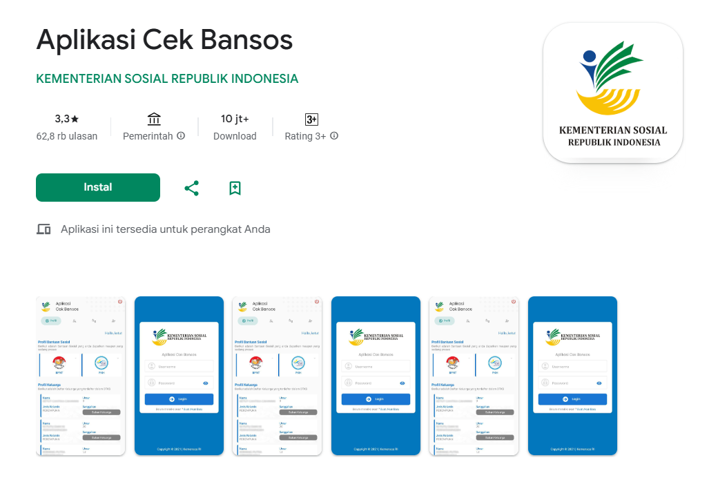 Mudah! Cara Cek NIK KTP Penerima Bansos BPNT 2025 Terbaru Melalui HP