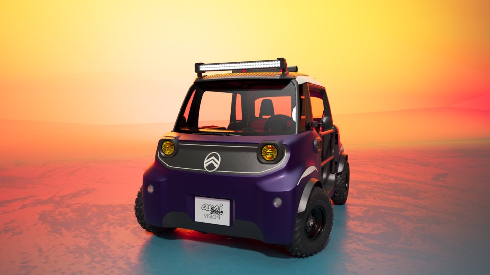 Kenalkan Ami Buggy Vision, Ini Konsep Terbaru Mobil Listrik Citroën ...