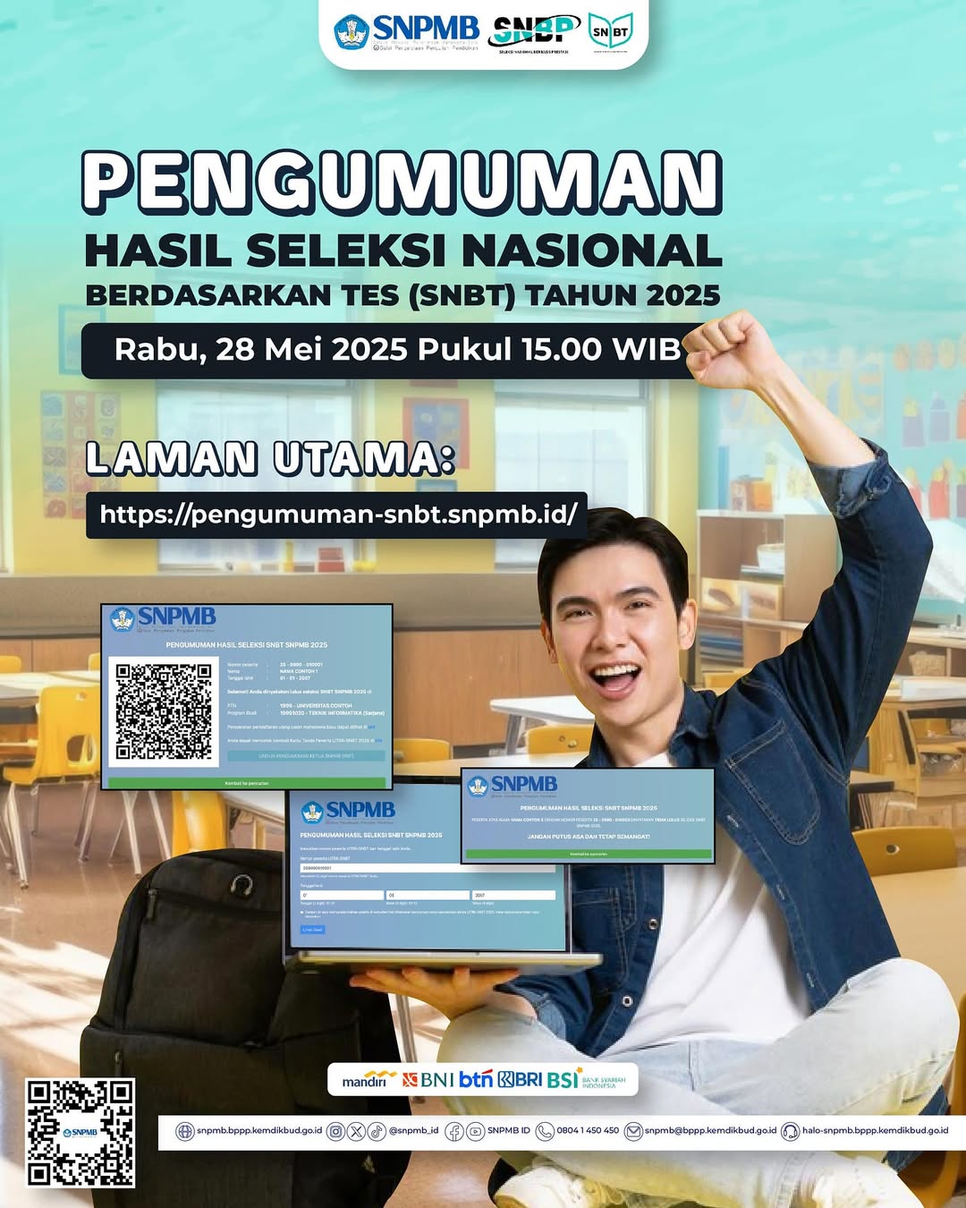 Pengumuman UTBK SNBT 2025: Jadwal, Link Mirror, dan Cara Ceknya