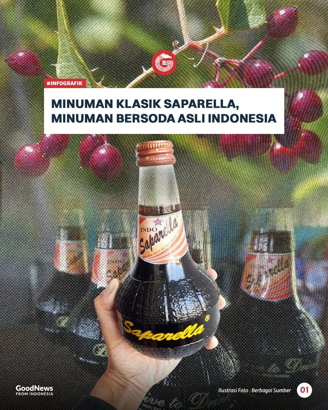 Minuman Klasik Saparella, Minuman Bersoda Asli Indonesia