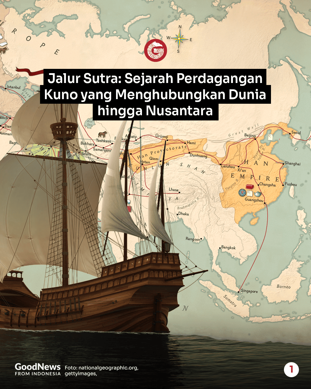 Jalur Sutra, Sejarah Perdagangan Kuno yang Menghubungkan Dunia hingga Nusantara