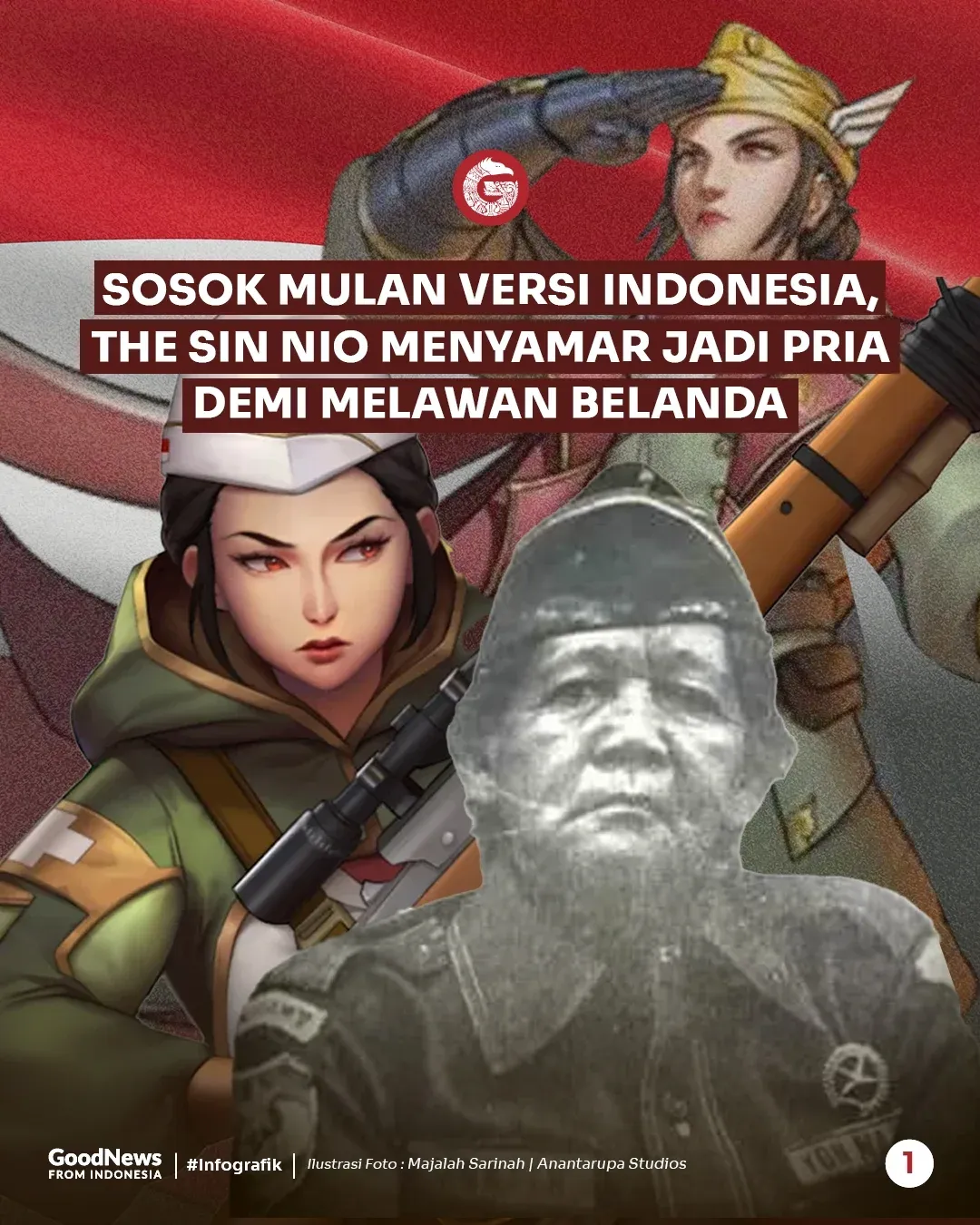 The Sin Nio, Mulan Versi Indonesia yang Berjuang Melawan Belanda