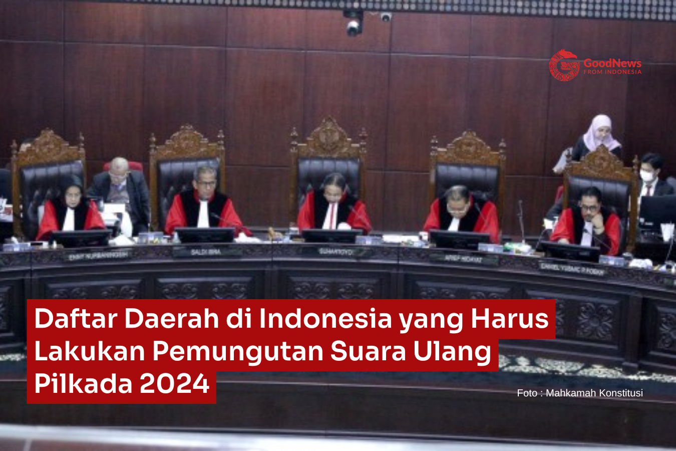 Daftar Daerah di Indonesia yang Harus Lakukan Pemungutan Suara Ulang Pilkada 2024
