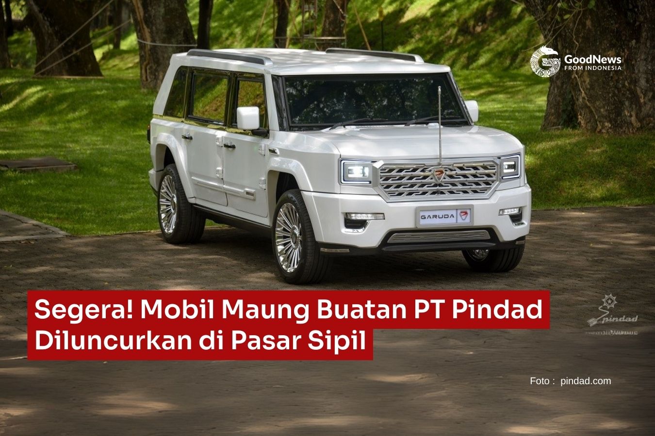 Segera! Mobil Maung Buatan PT Pindad Diluncurkan di Pasar Sipil