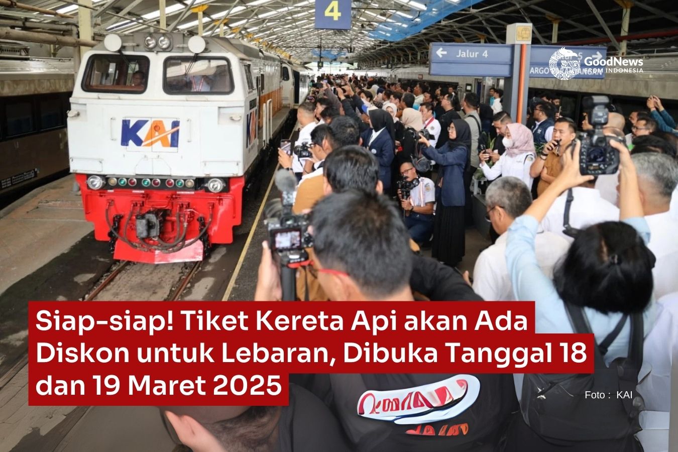 Siap-siap! Tiket Kereta Api akan Ada Diskon untuk Lebaran, Dibuka Tanggal 18 dan 19 Maret 2025