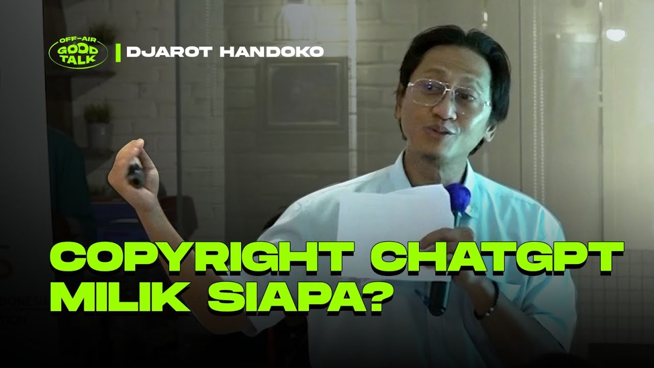 GoodTalk Eps. Djarot Handoko - Perhumas: Humas, AI, dan Etika Kehumasan